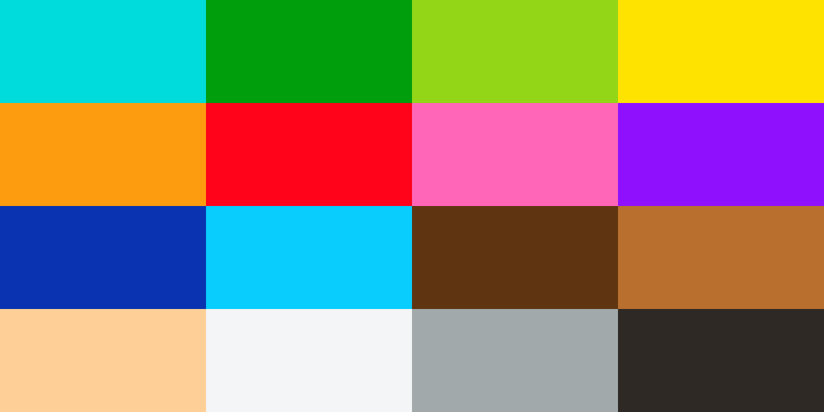 Pixio® Block Colors Palette