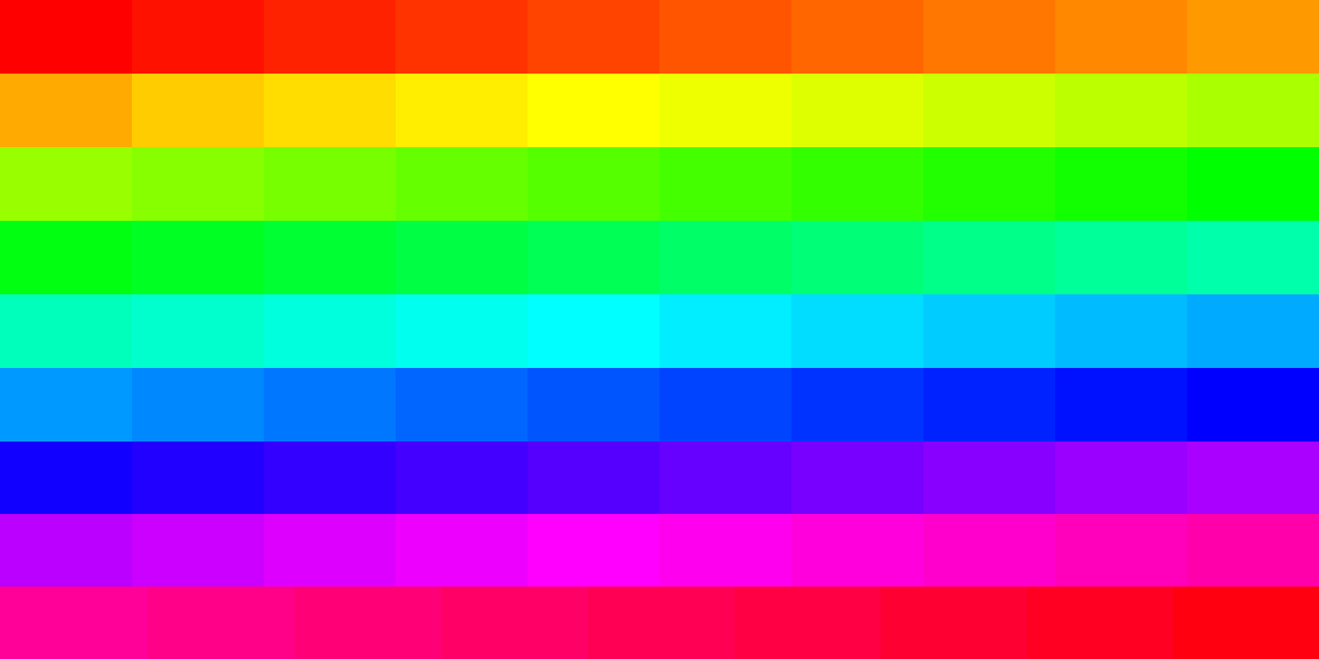 Rainbow RB-89 Palette