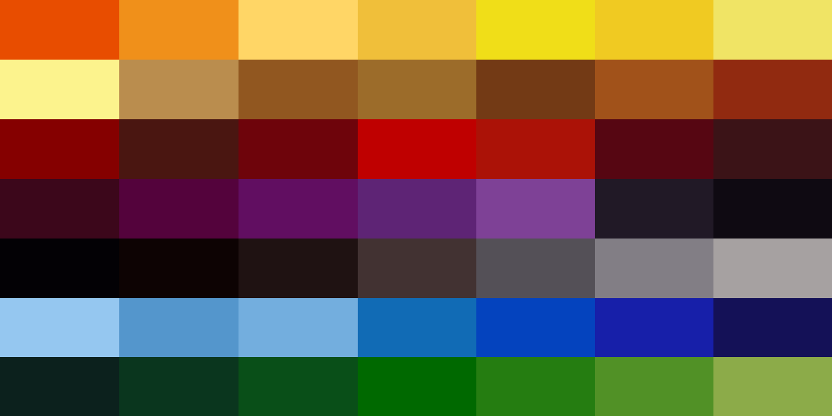 Red Fantasy Palette