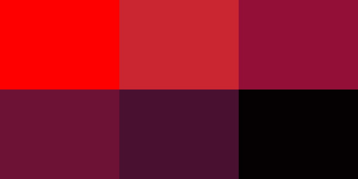 Red Test Palette