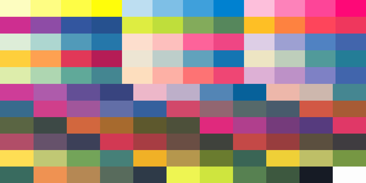 Retro Comic Palette