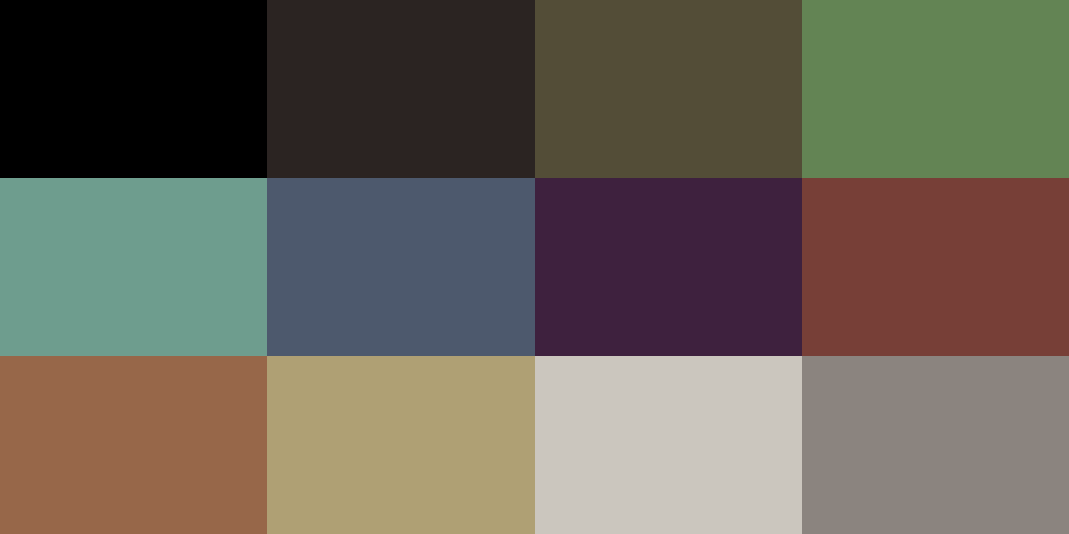 Rustic-Rainbow 🌈 Palette