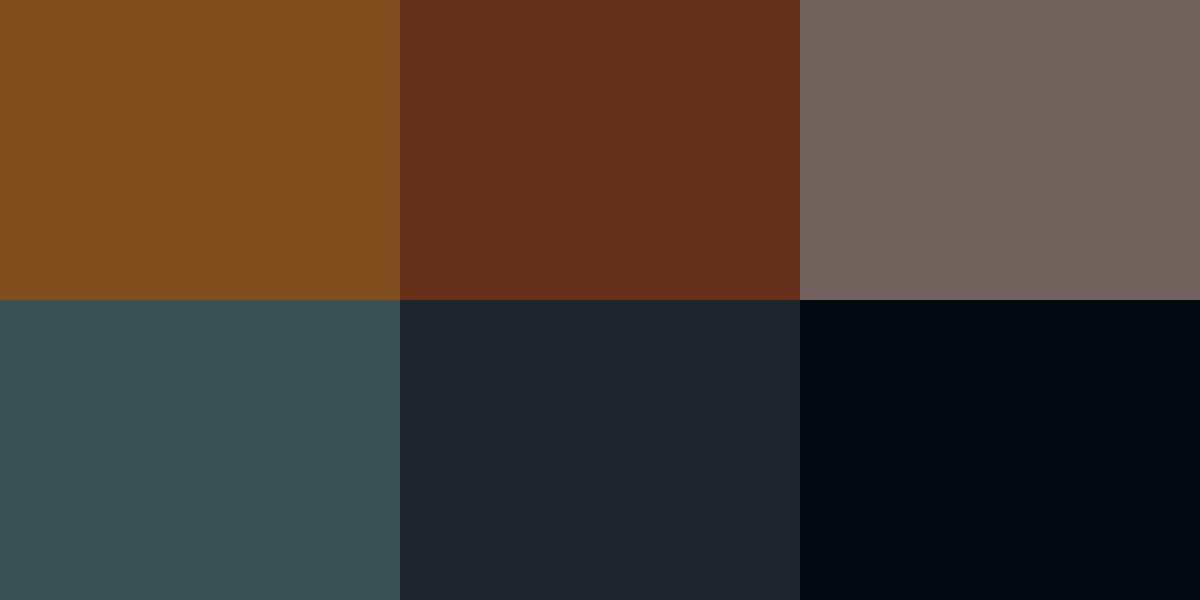 Rusting copper Palette