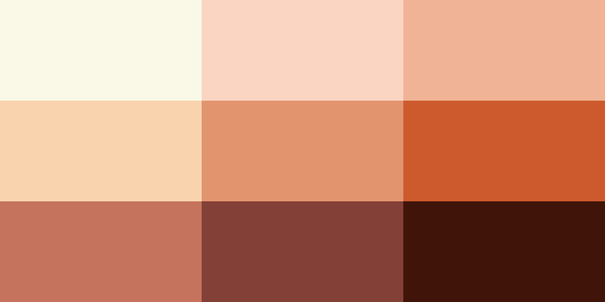 skin colors Palette