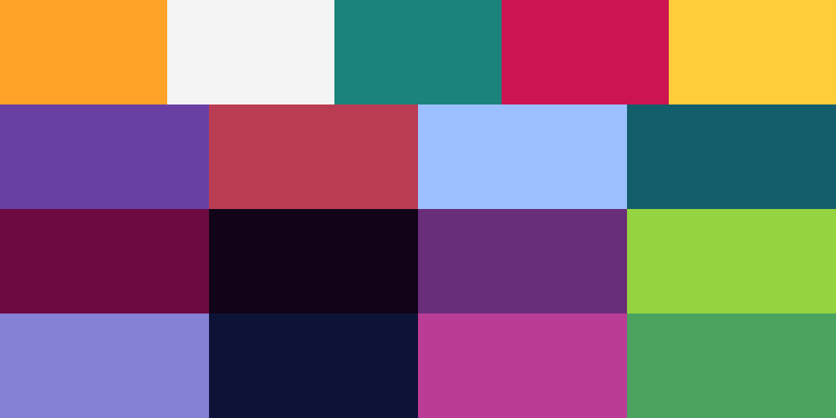 Spooky month thumbnails Palette