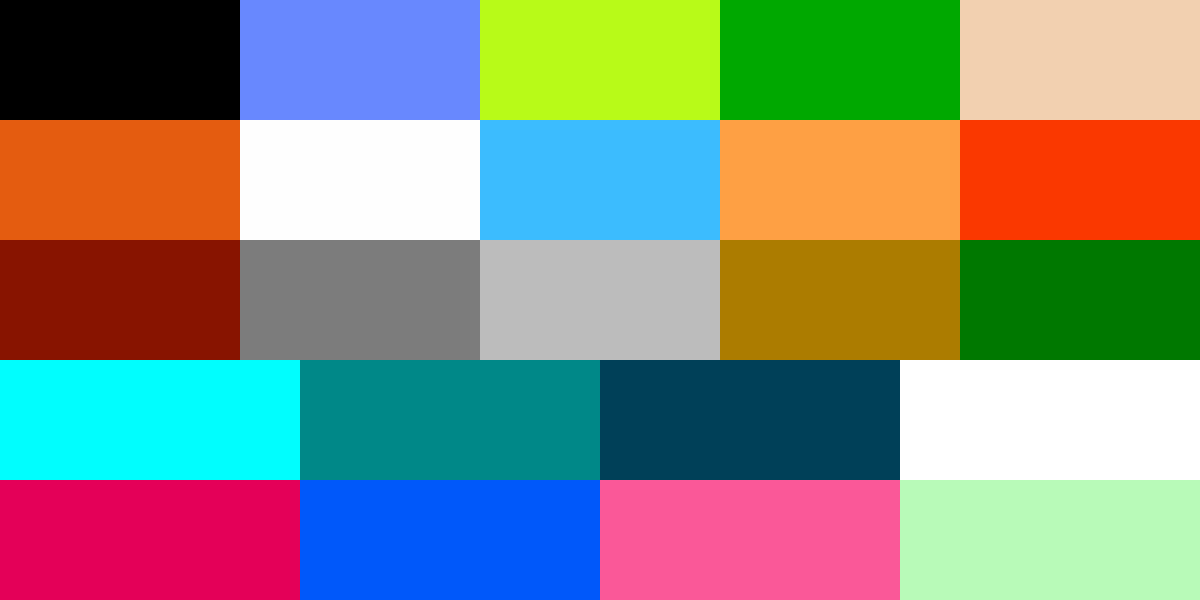 Super Mario Bros. PPU Palette