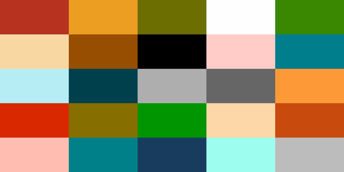 SUPREME MARTIN SIBLINGS - THE DEFINITIVE COLOR PALETTE Palette
