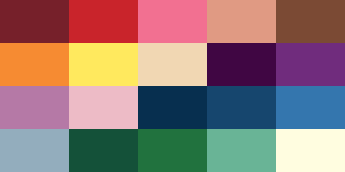 Thai Tone 20 Palette