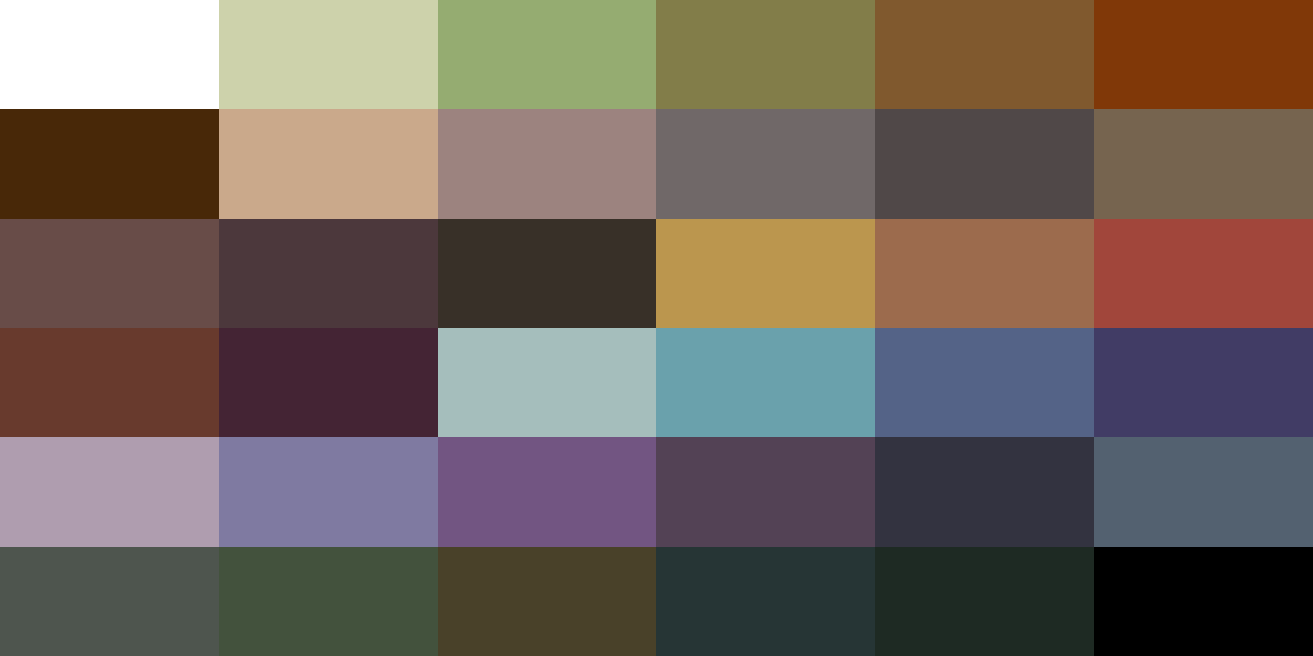 TY - Dark Rebellion 36 Palette