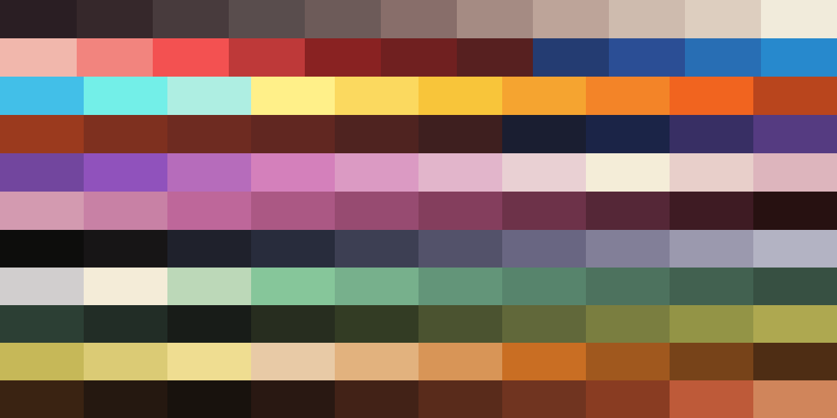 Uncured Official Palette