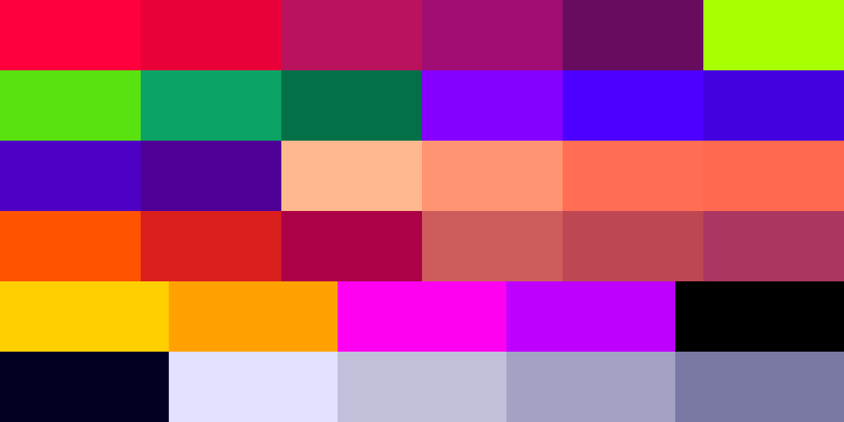 vibrant32 Palette