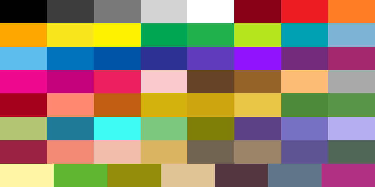 Wplace 63 Palette