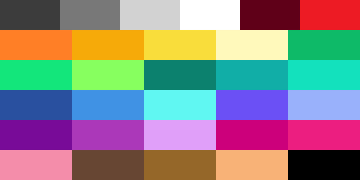 wplace basic colors Palette