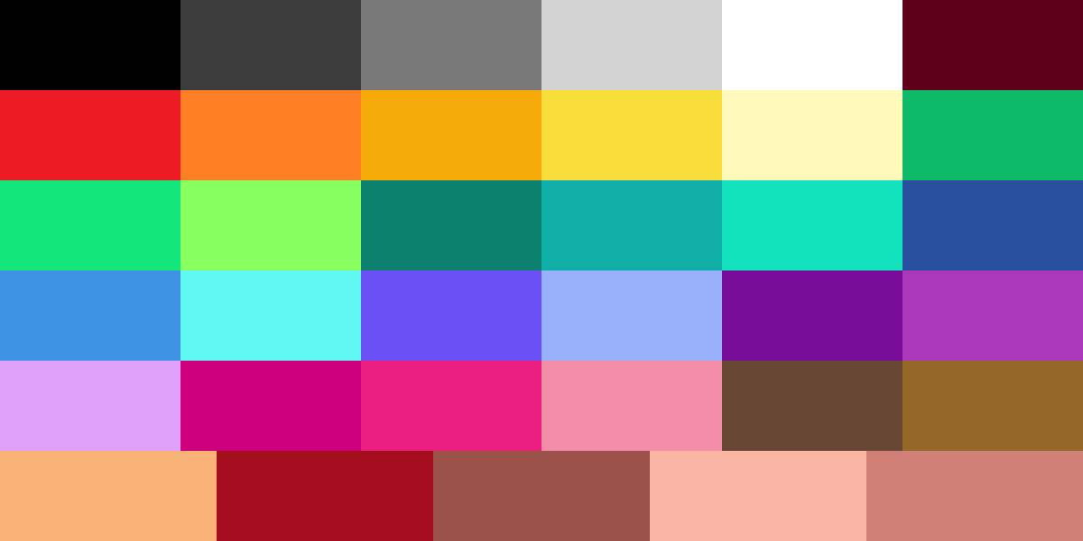 Wplace Free Palette + WIP Colours Palette