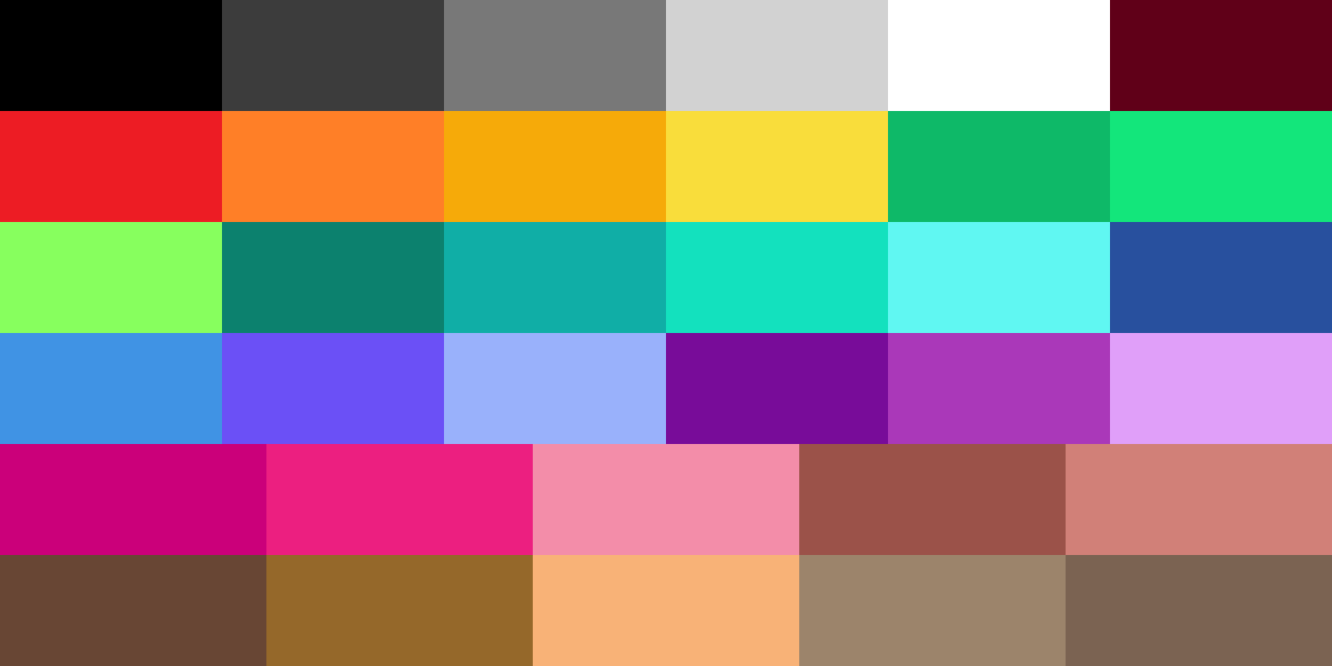 Wplace My Colors Palette