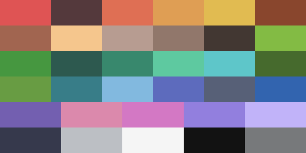 Yeeps Paint Brushes Colors Palette
