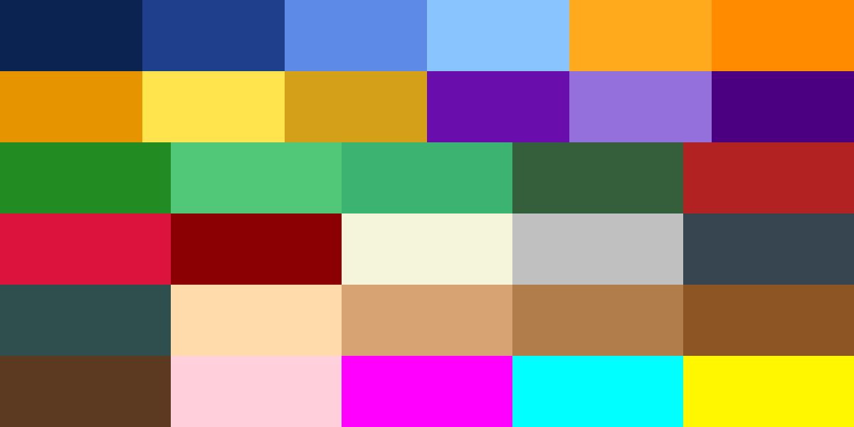 YukiParrish_Pixel32 Palette